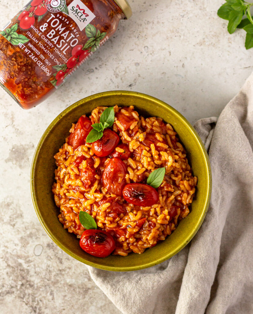 Tomato Basil Oven Risotto - Saclà USA